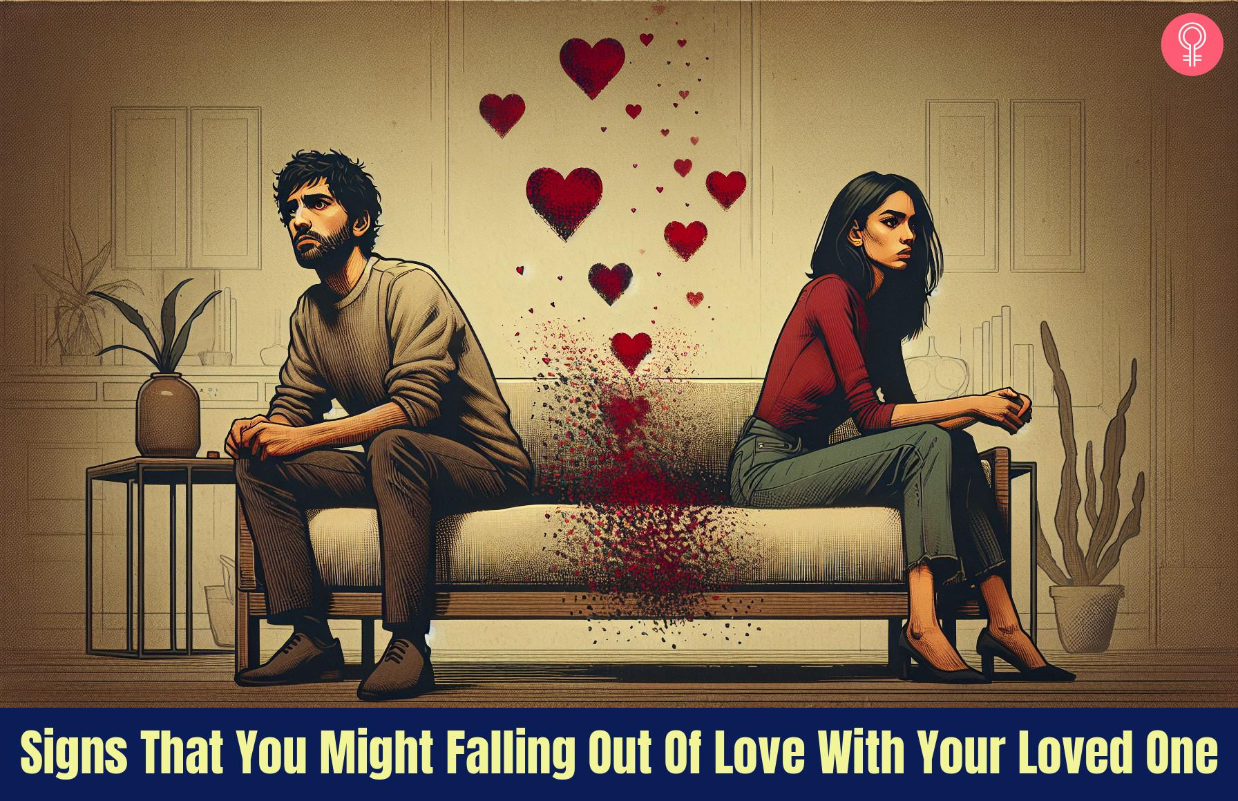 9 Signs That You Might Falling Out Of Love With Your Loved One