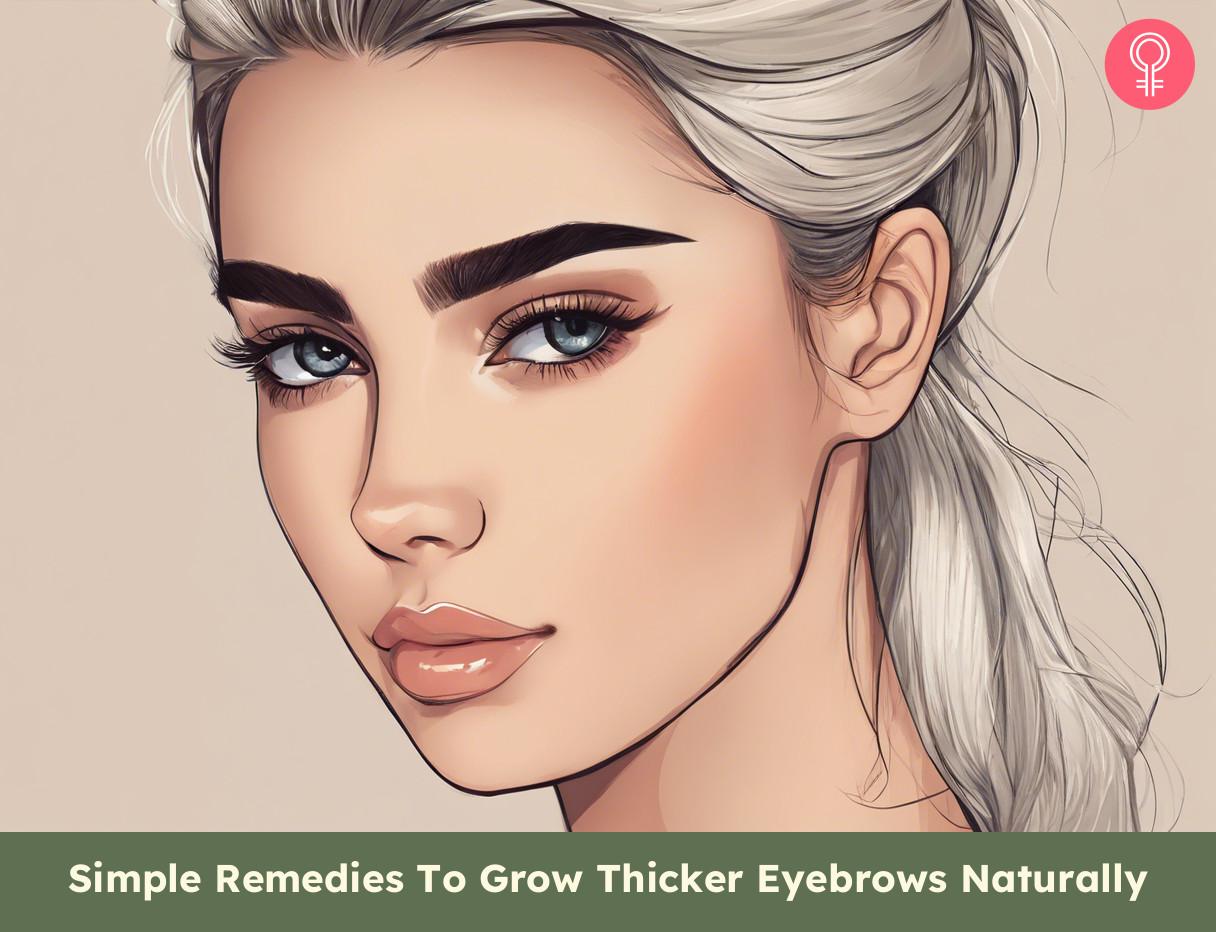 24 Simple Remedies To Grow Thicker Eyebrows Naturally