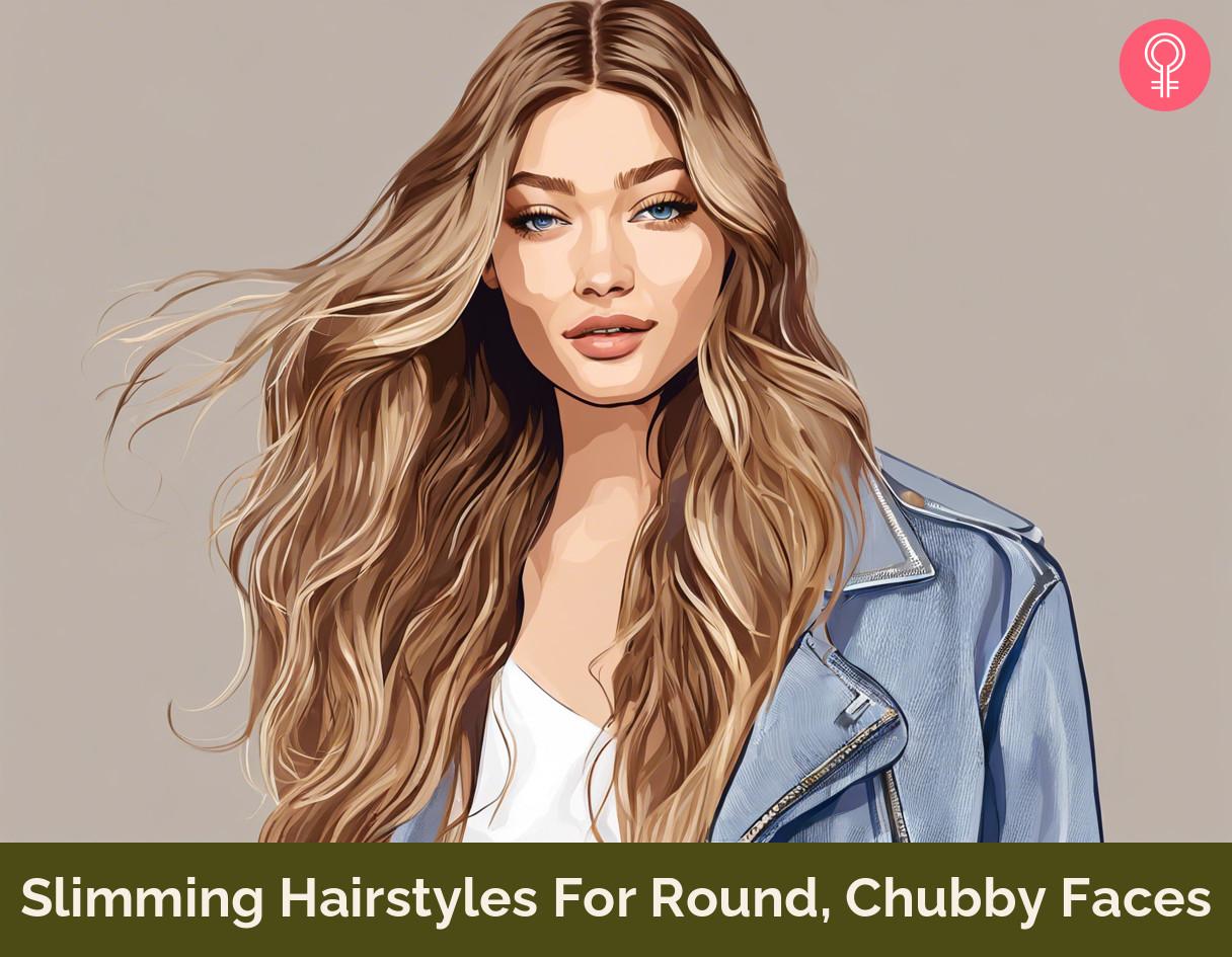 27 Slimming Hairstyles For Round, Chubby Faces