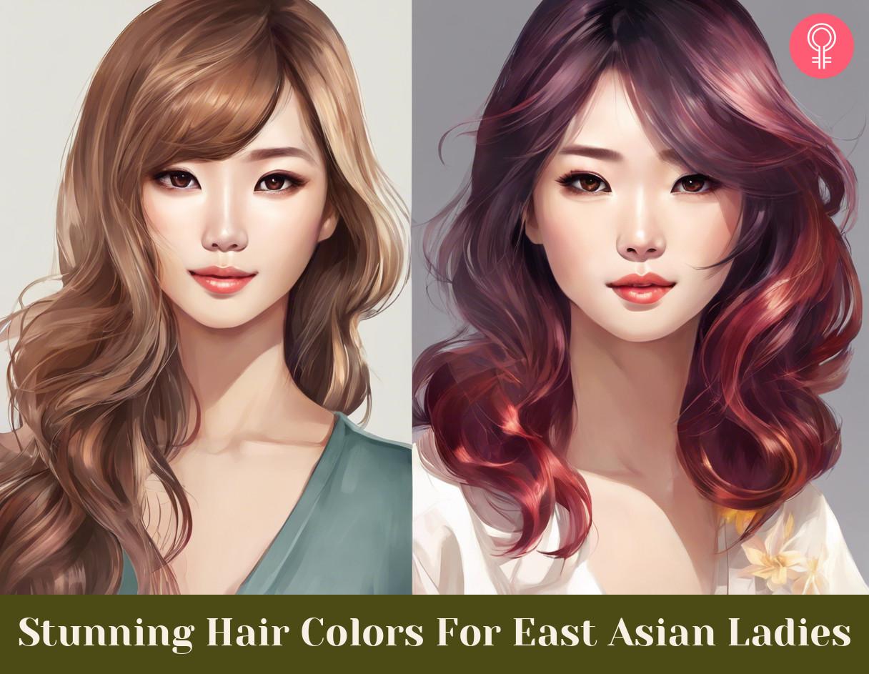 30 Stunning Hair Colors For East Asian Ladies