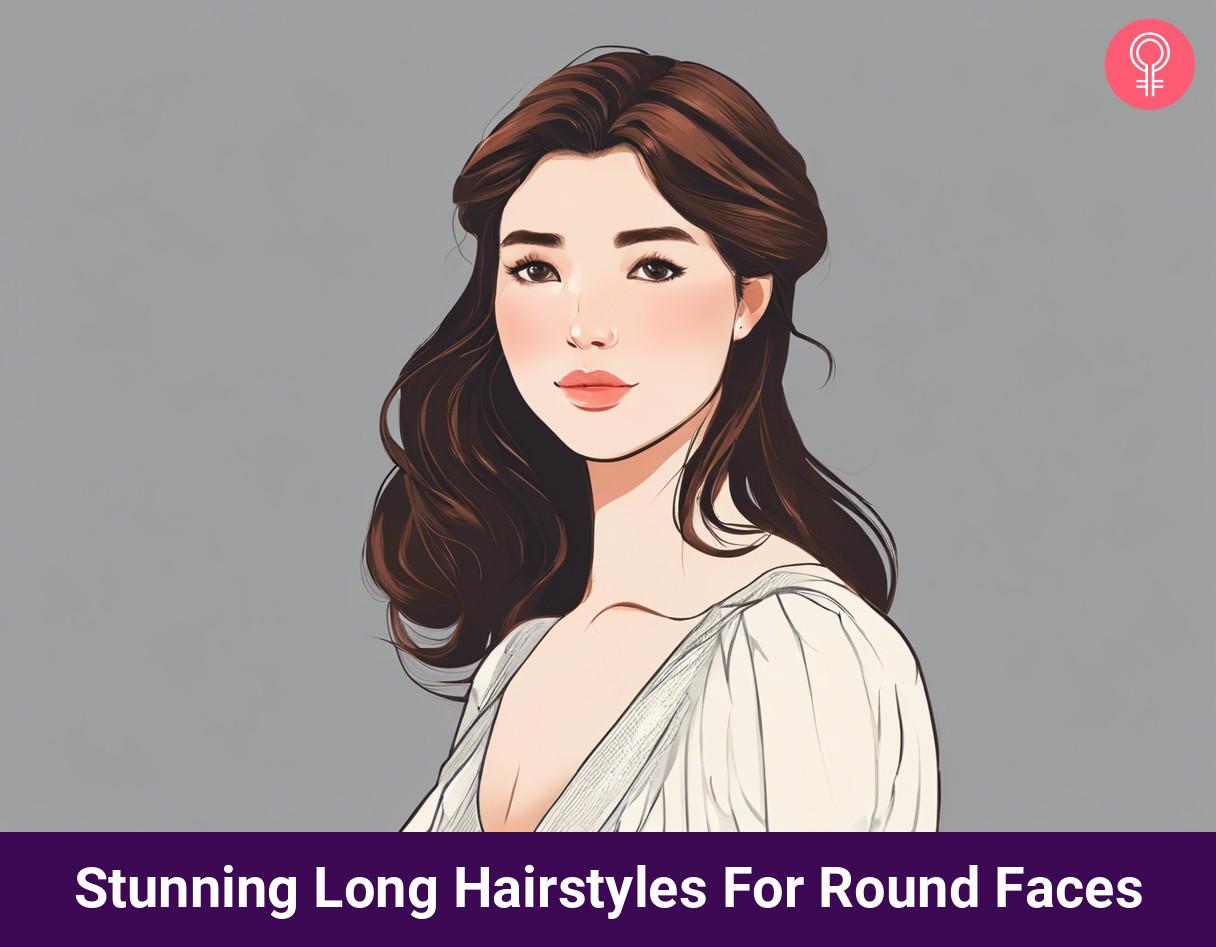 32 Stunning Long Hairstyles For Round Faces