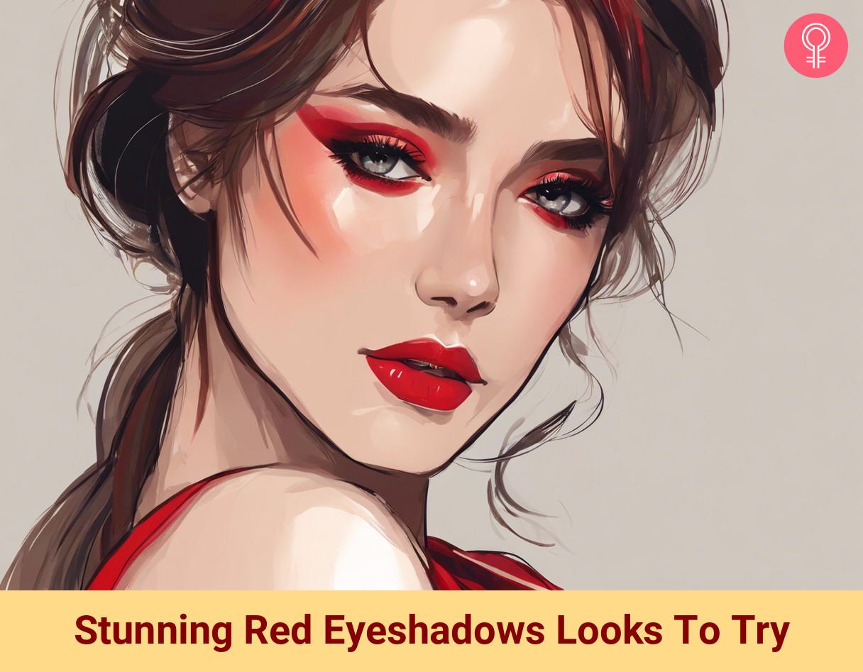 21 Stunning Red Eyeshadows Looks To Try