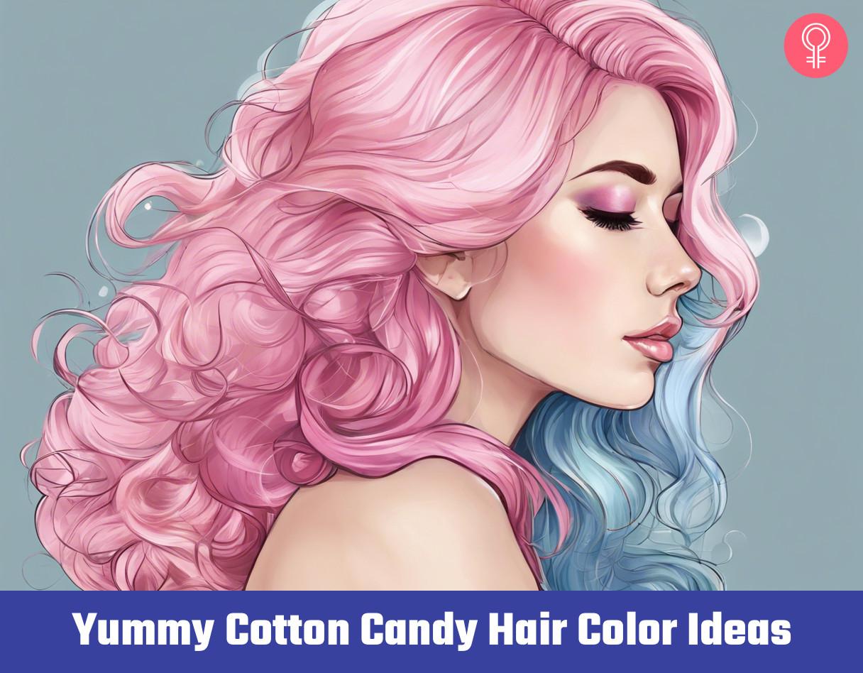 22 Yummy Cotton Candy Hair Color Ideas